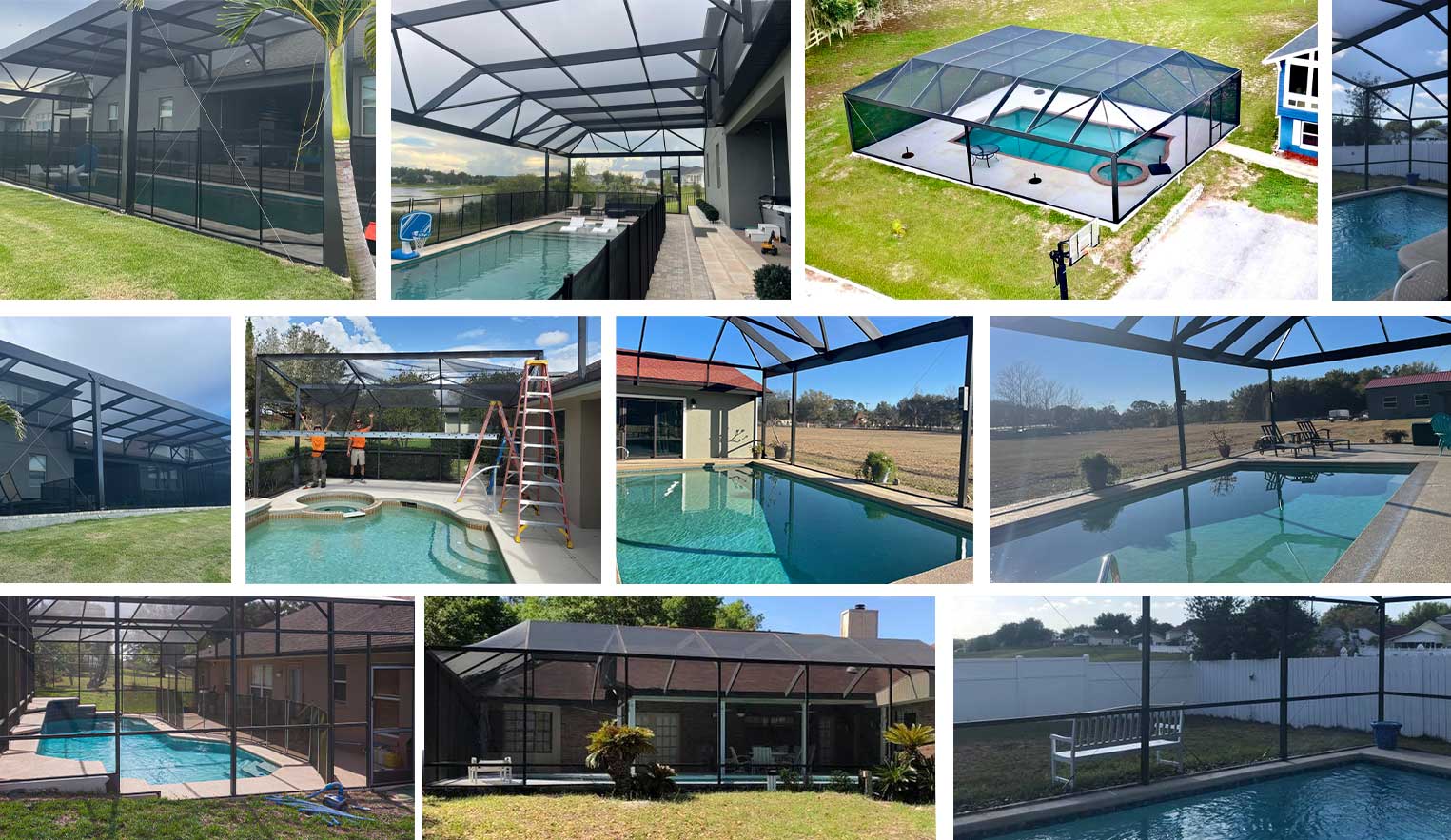Custom Pool Cages by A1 Aluminum in Clermont - Secure & Stylish